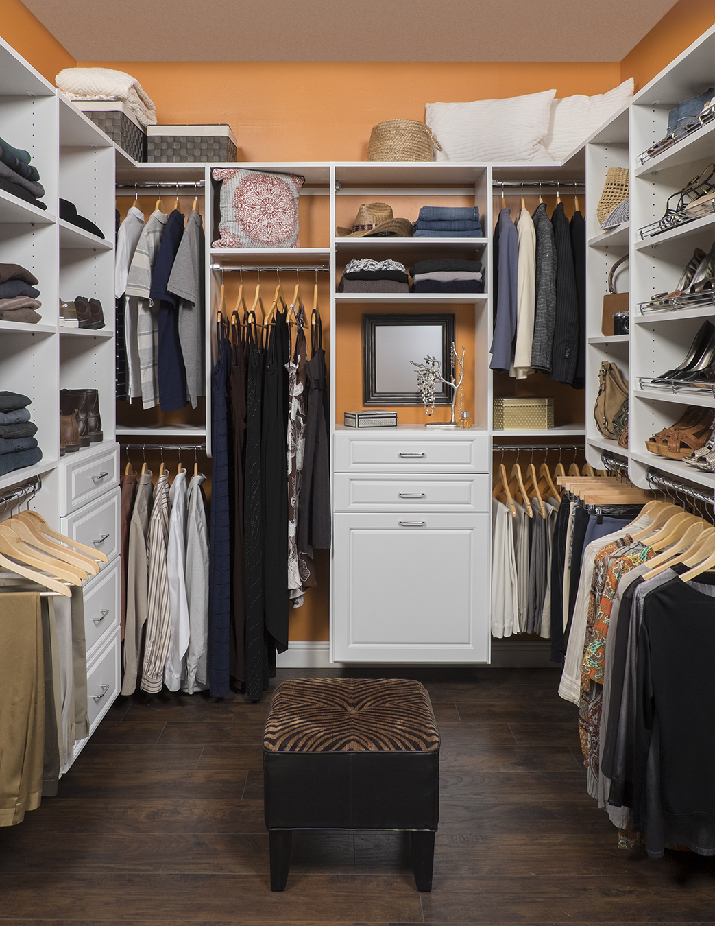 Walk In Closet Design In Michigan Custom Closet Installation